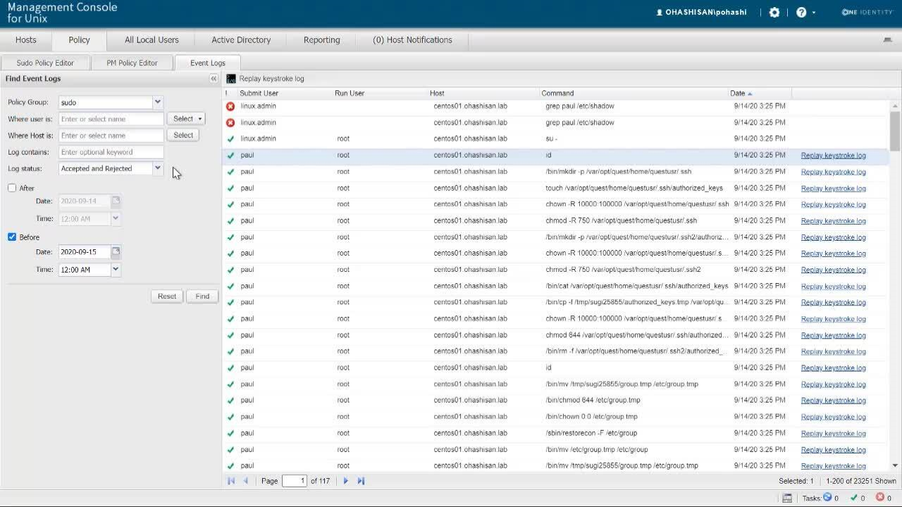 One Identity Safeguard for Sudo Overview One Identity Safeguard for Sudo Overview